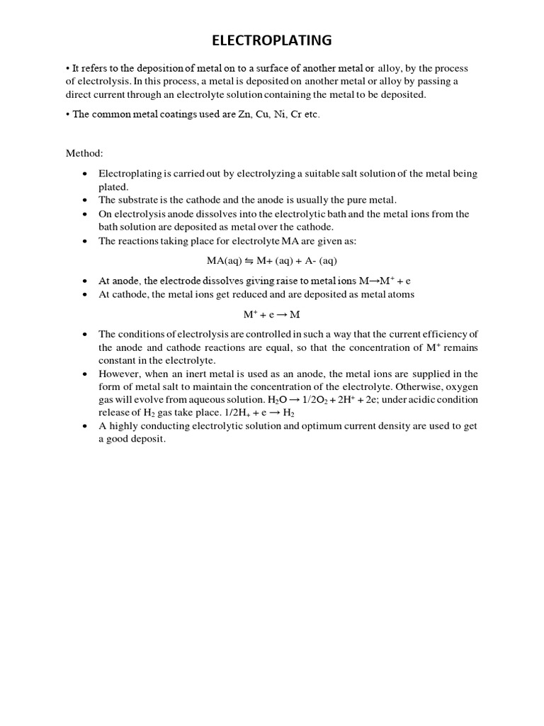 Electroplating | PDF | Redox | Printed Circuit Board