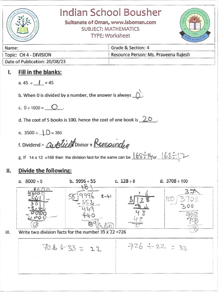 Math WS1 | PDF