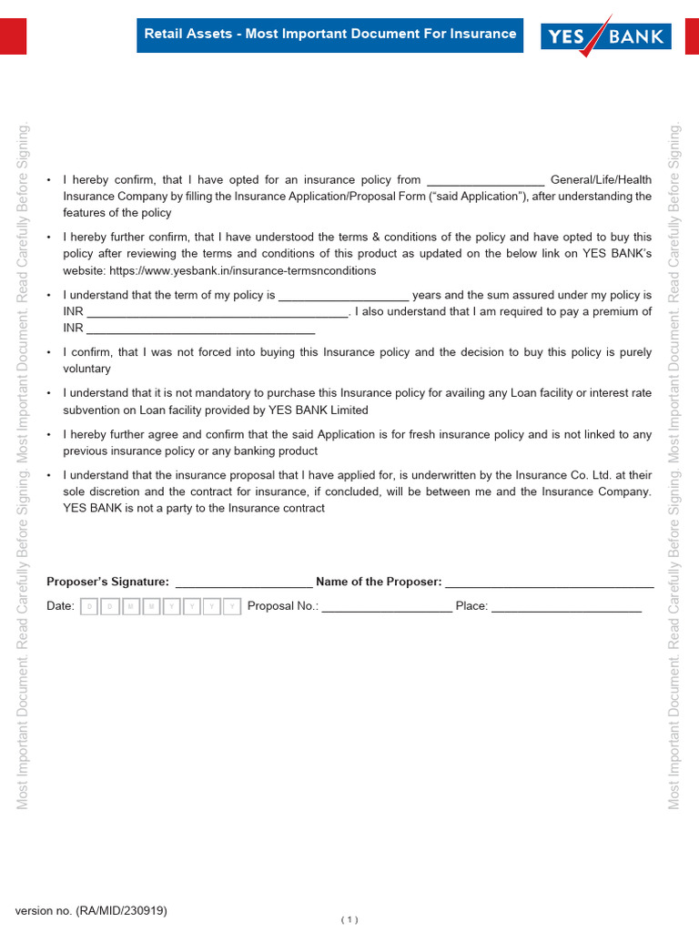 New MID Sheet | PDF | Insurance | Policy