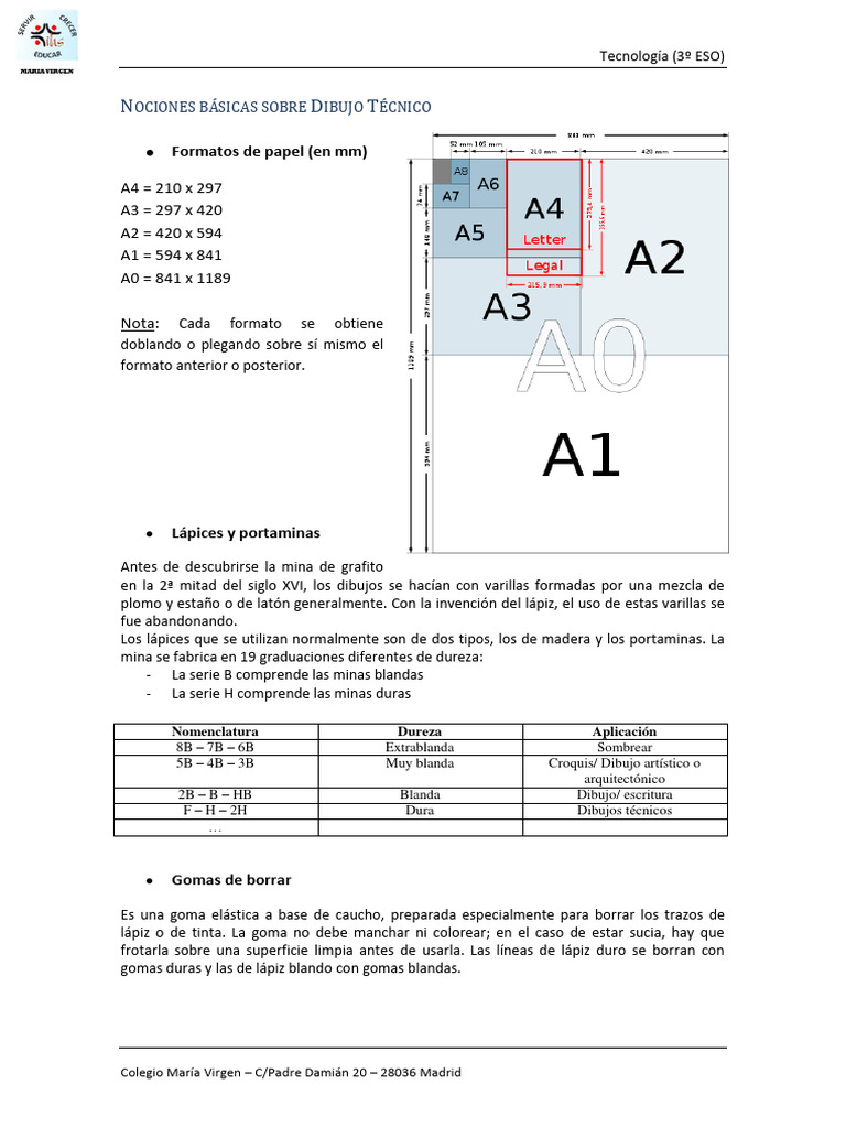 Teoria Paper I Dibuix Tecnic | PDF | Lápiz | Perspectiva (Gráfica)