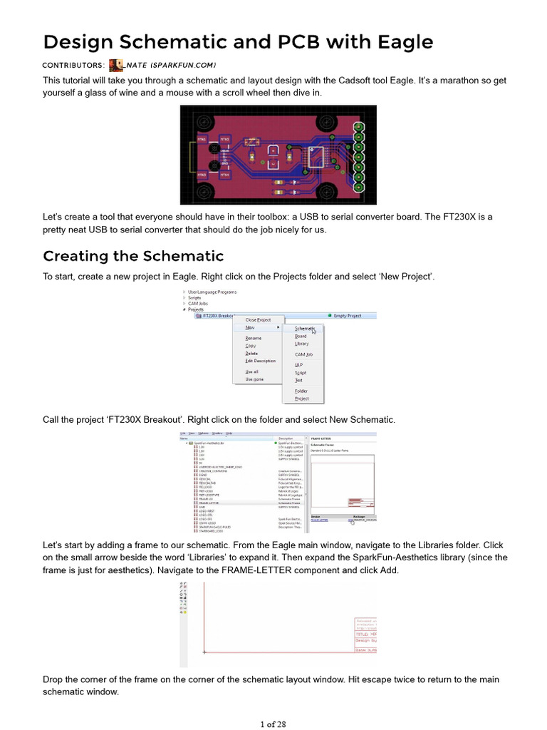 Eagle Schematic and PCB | PDF | Printed Circuit Board | Computer File