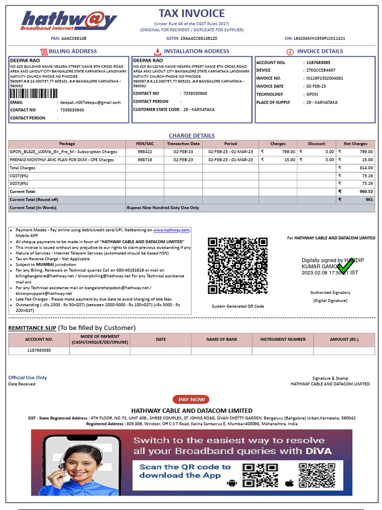 Invoice | PDF | Invoice | Cheque