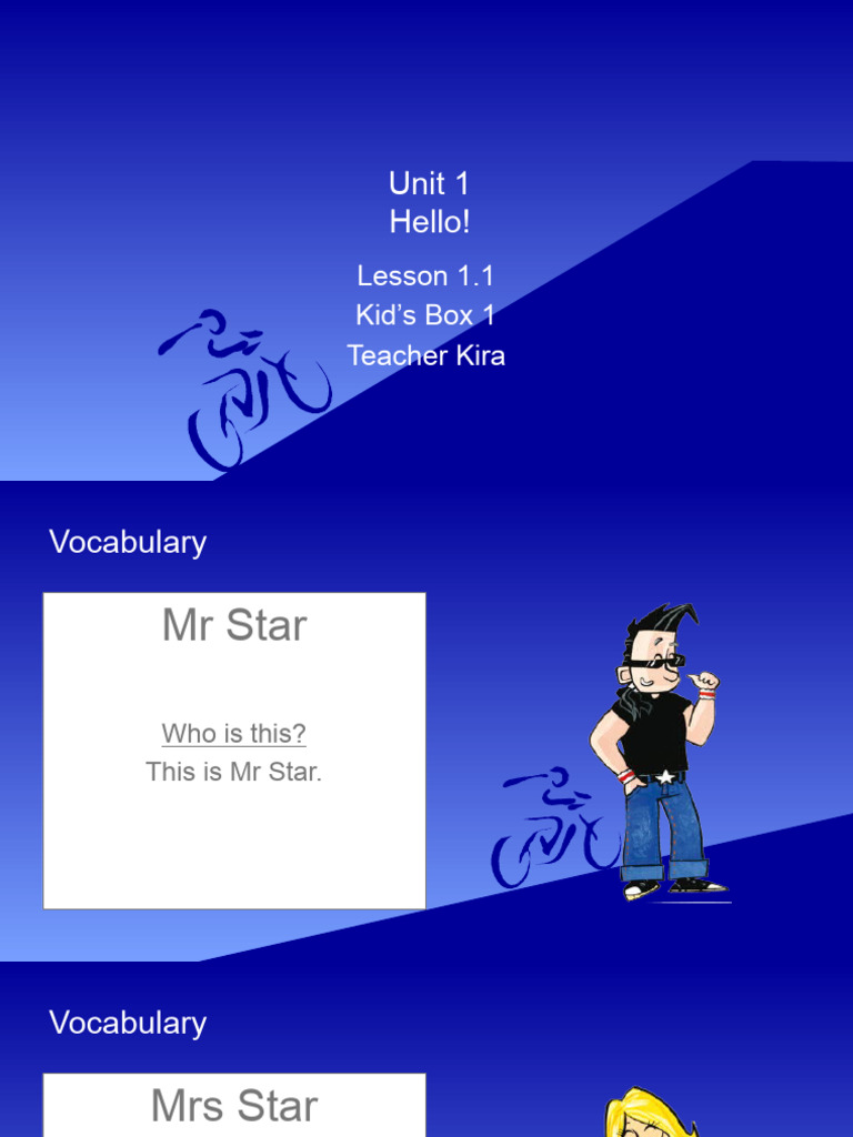 Unit 1 - Hello! 1.1 | PDF