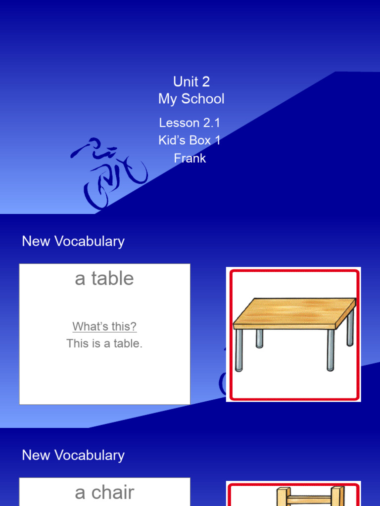 Unit 2 - My School ~ 2.1 | PDF | Writing Implements | Stationery