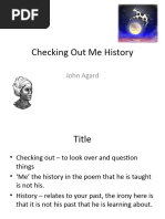 Checking Out Me History - John Agard | PDF | Caribbean | Poetry
