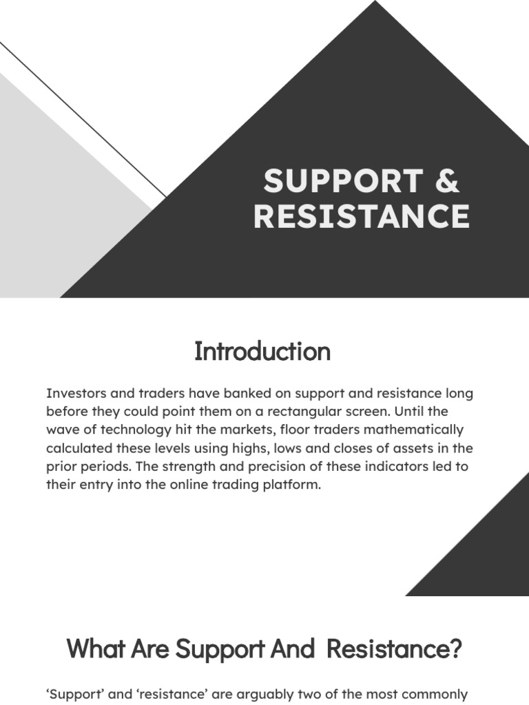 Support and Resistance | PDF | Prices | Valuation (Finance)