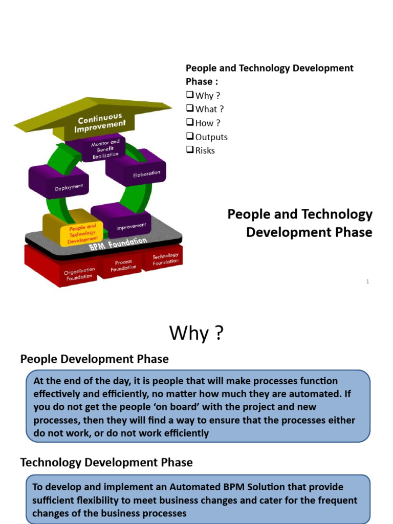 People and Technology Development Phase | PDF | Business Process ...