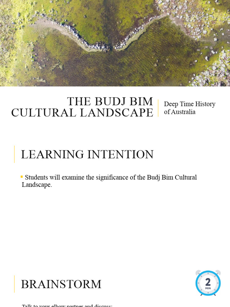 The Budj Bim Cultural Landscape | PDF