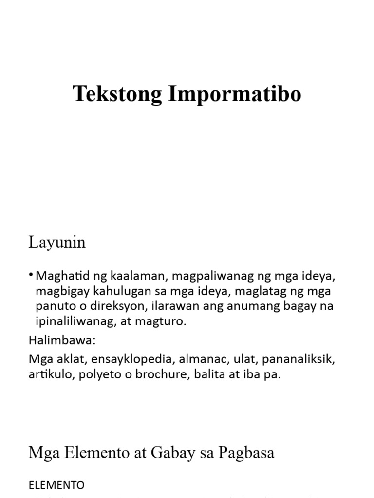 Kabuuan NG Bawat Teskto | PDF