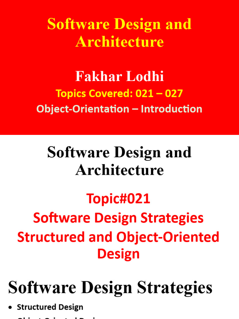 Software Architecture Design | PDF | Inheritance (Object Oriented Programming) | Class (Computer ...