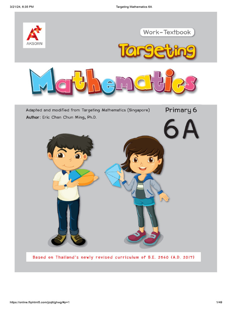 Targeting Mathematics 6A | PDF