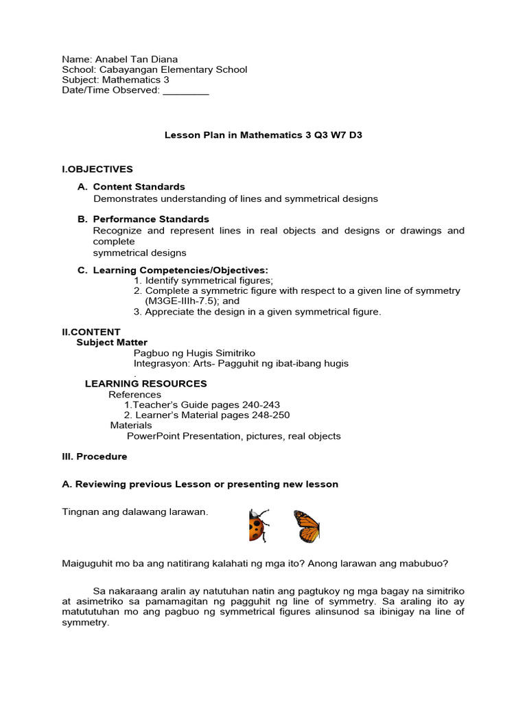 CO Lesson Plan | PDF