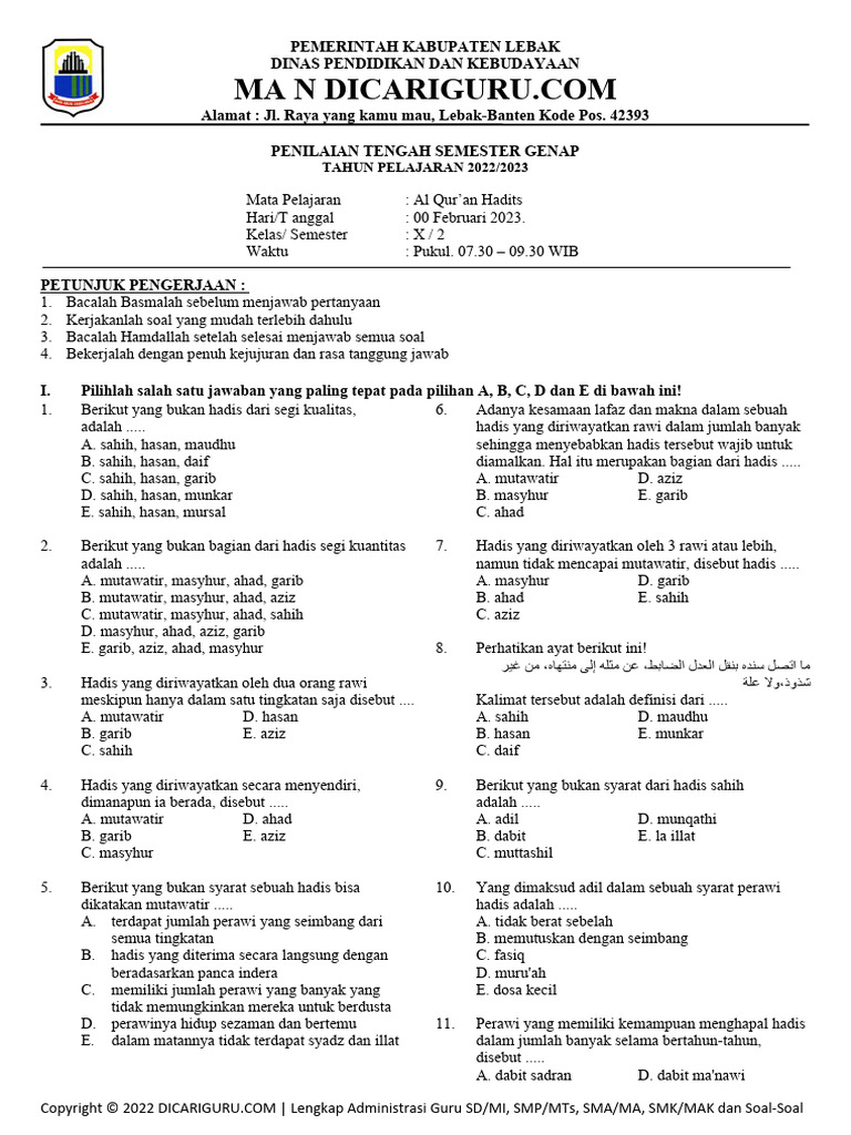 Pts II Qurdis X | PDF