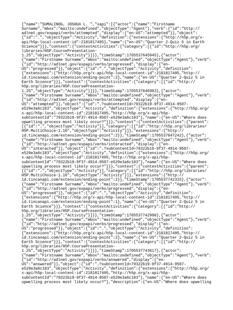 SUMALINOG, JOSHUA L. .Lumi | PDF | Continental Shelf | Plate Tectonics