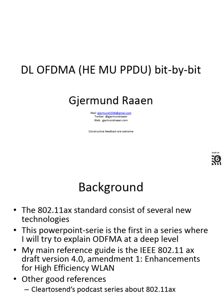 DL Ofdma He Mu Ppdu Bit by Bit 2 | PDF | Orthogonal Frequency Division ...