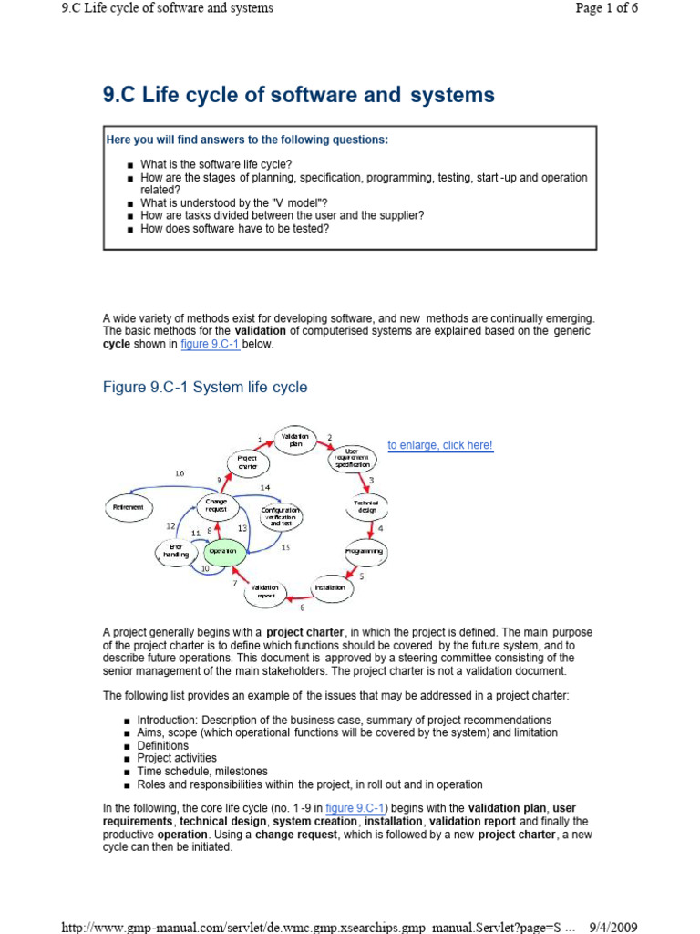 9.C Life Cycle of Software and Systems | PDF | Programming | Computer Program