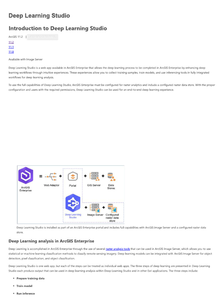 ArcGIS Deep Learning Studio | PDF