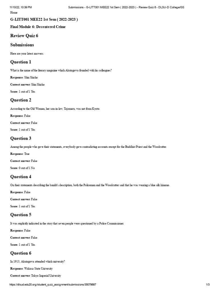 Submissions-G-LITT001-MEE22-1st-Sem-2022-2023-Review-Quiz-6-DLSU-D-College_GS | PDF