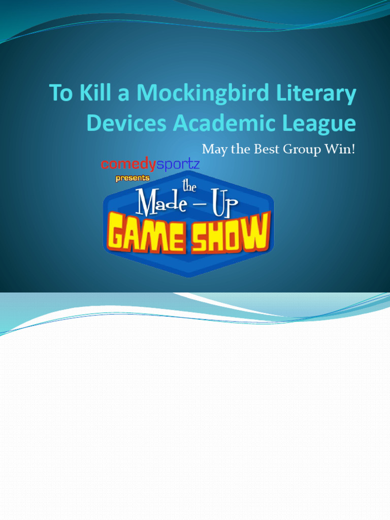 Literary Devices in To Kill a Mockingbird | PDF | To Kill A Mockingbird