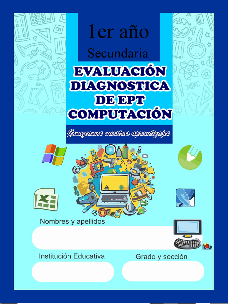 FICHA DE ACTIVIDAD EPT 1°-EVALUACION DIAGNOSTICA | PDF | Hardware de la computadora | Periférico