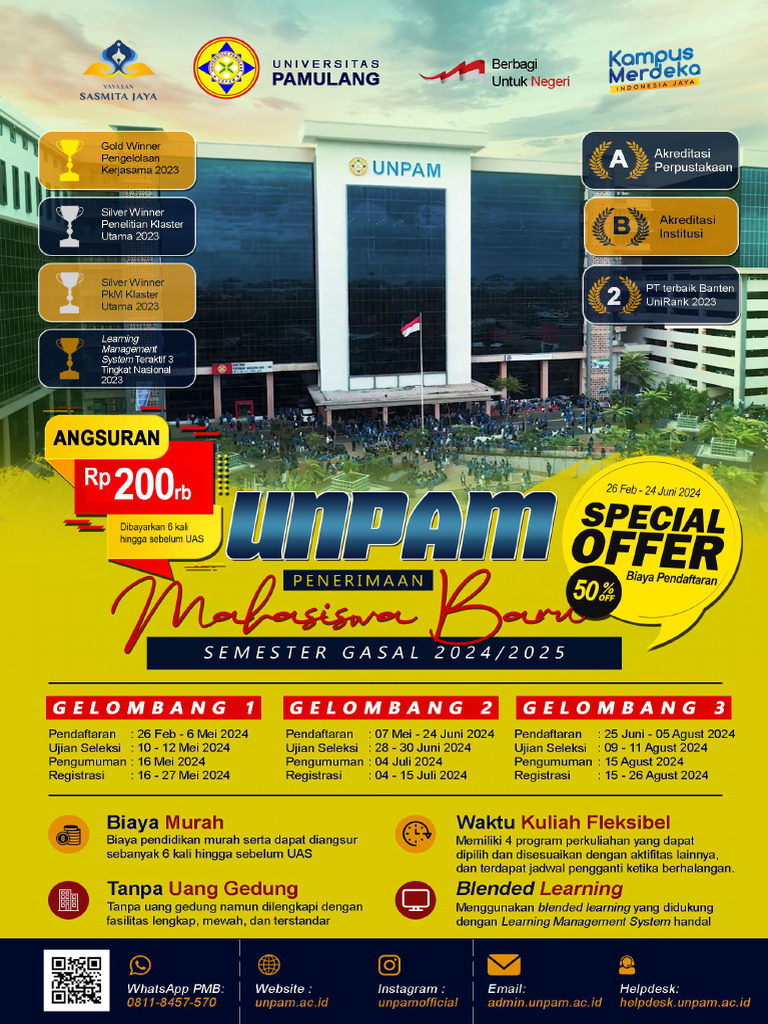 BROSUR-UNPAM-GASAL.2-2024-2025 | PDF