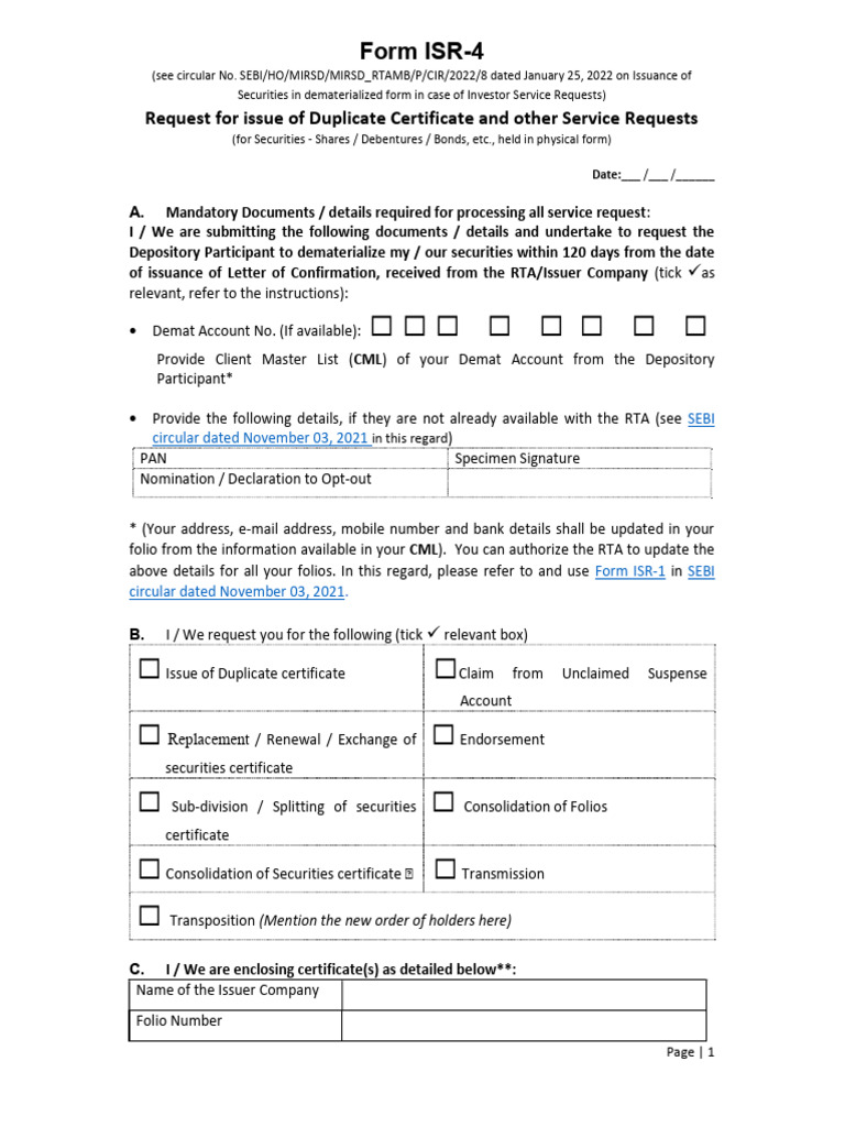 Isr 4 | Download Free PDF | Securities (Finance) | Financial Markets