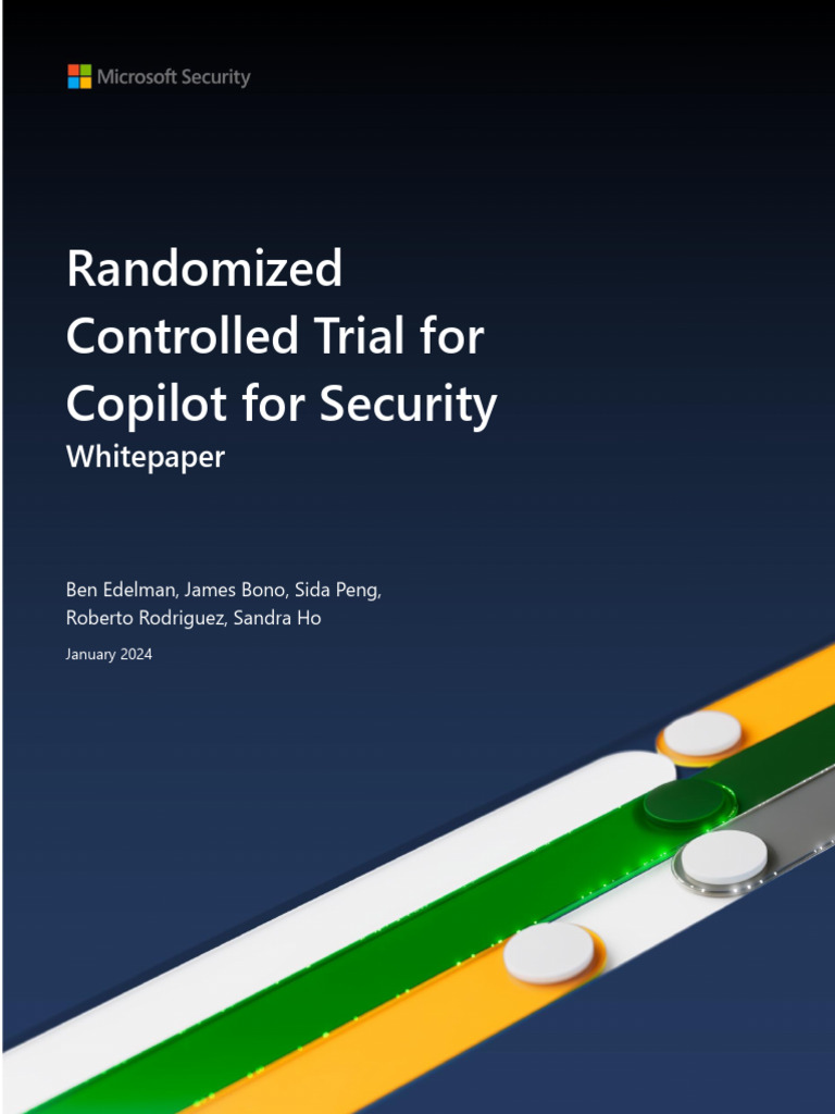 Microsoft Copilot For Security Productivity Findings Whitepaper Jan2024 | PDF | Randomized ...