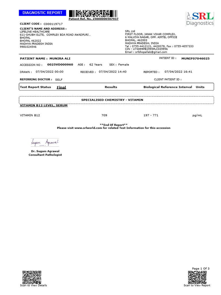 Diagnostic Report: Final | PDF | Assay | Laboratories