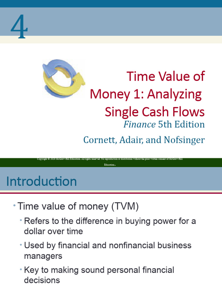 Cornett Finance 5e Chapter 04 PPT Modified | PDF | Present Value | Discounting