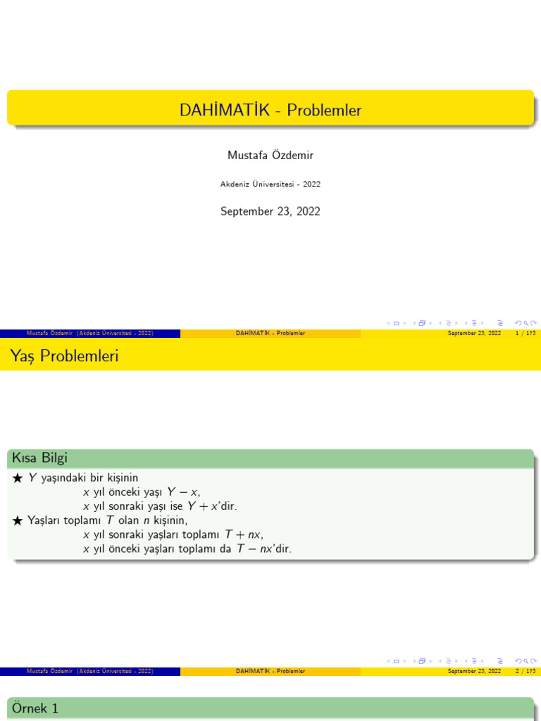 19 Problemler Sn Ss | PDF