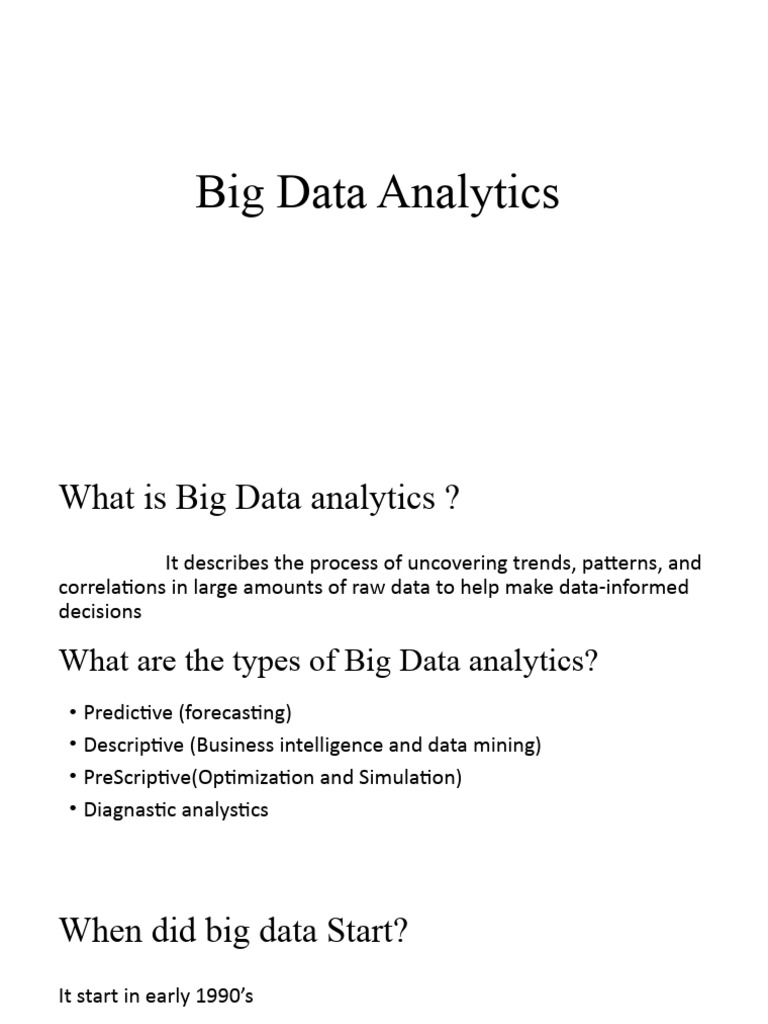Big Data Analytics | PDF | Internet Of Things | Apache Hadoop
