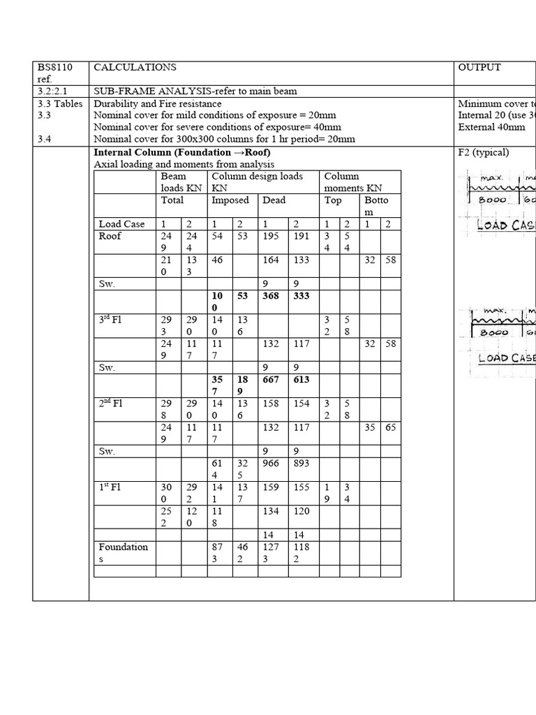 Column Design | PDF | Beam (Structure) | Column
