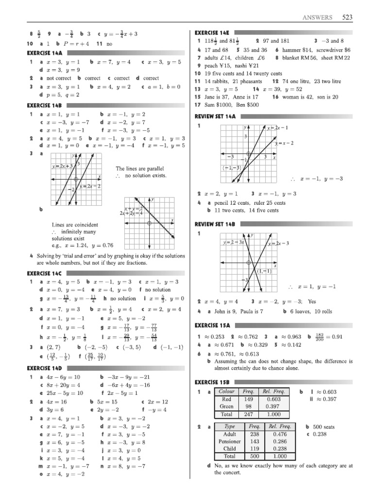 Key Simultaneous Equations | PDF