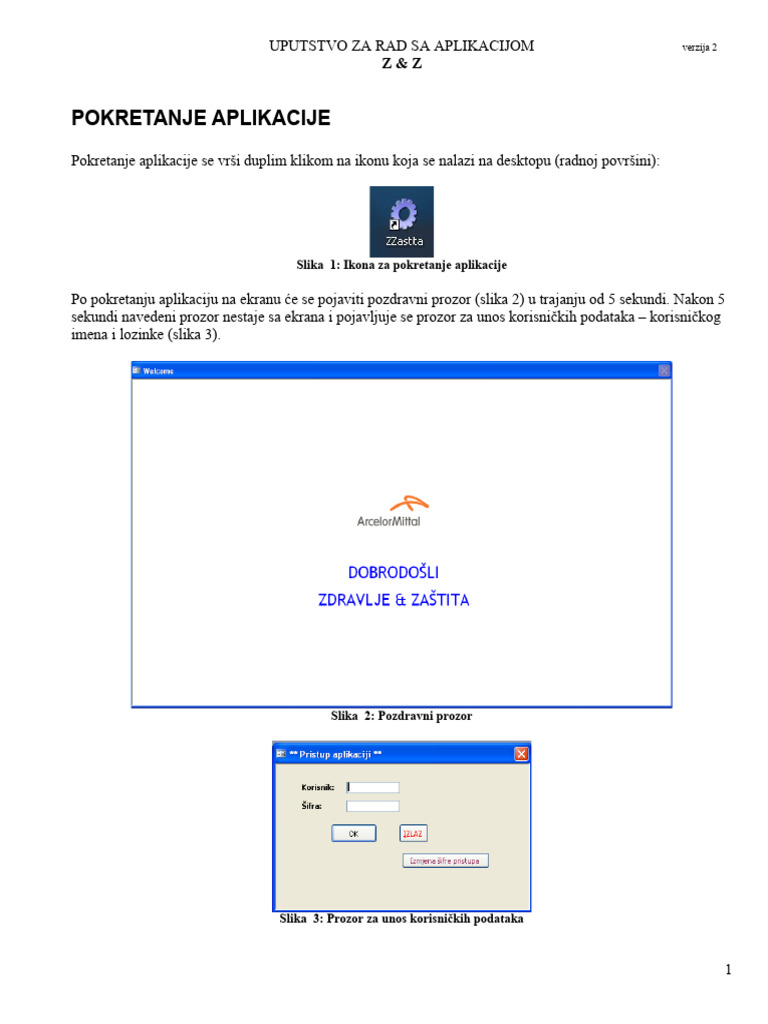Uputstvo ZZ | PDF