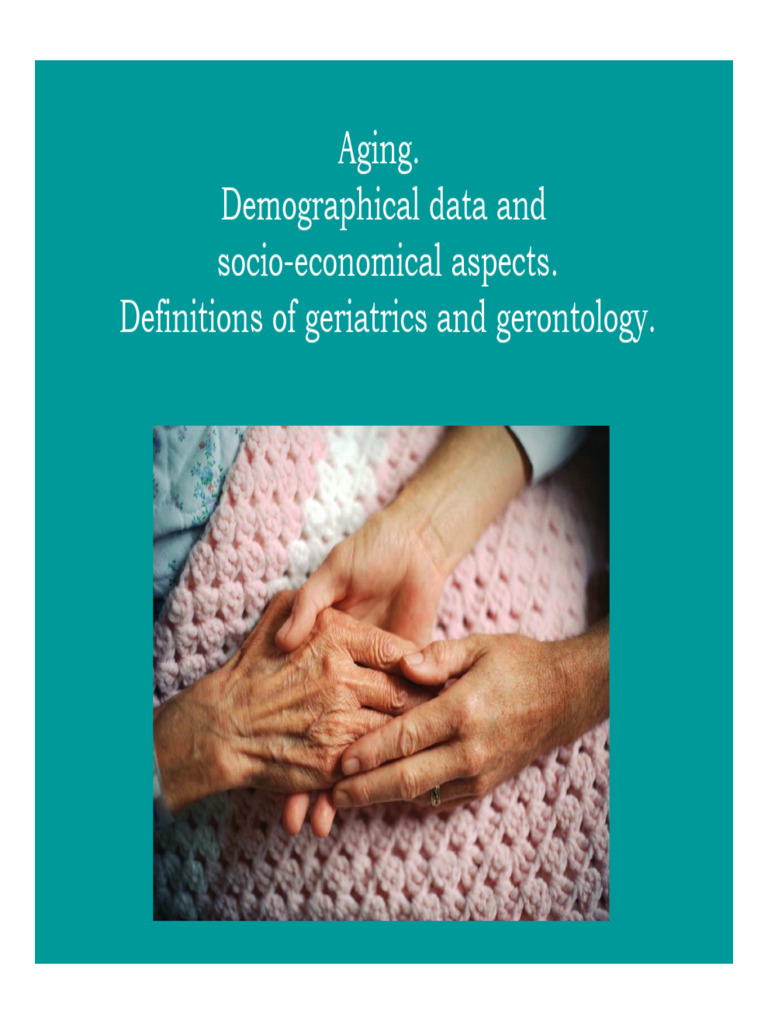 Introduction in Geriatrics and Gerontology | Download Free PDF | Ageing ...