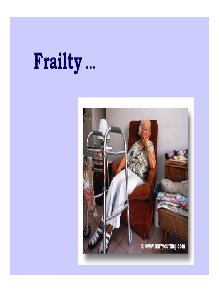 Frailty | PDF | Stress (Biology) | Biology