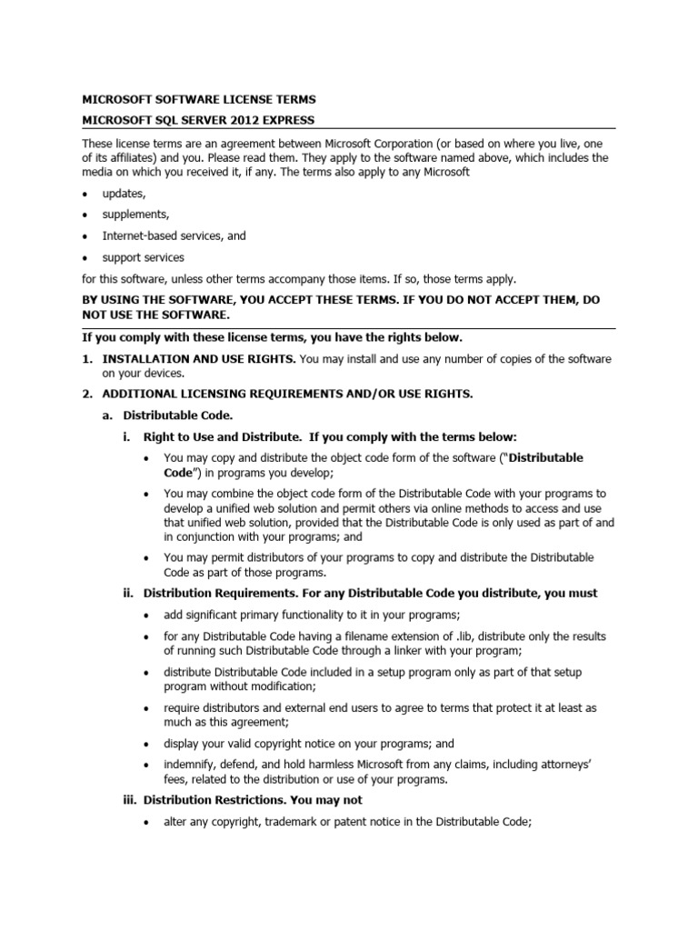 SQL Express 2012 Express (Revised) | PDF | Damages | Software