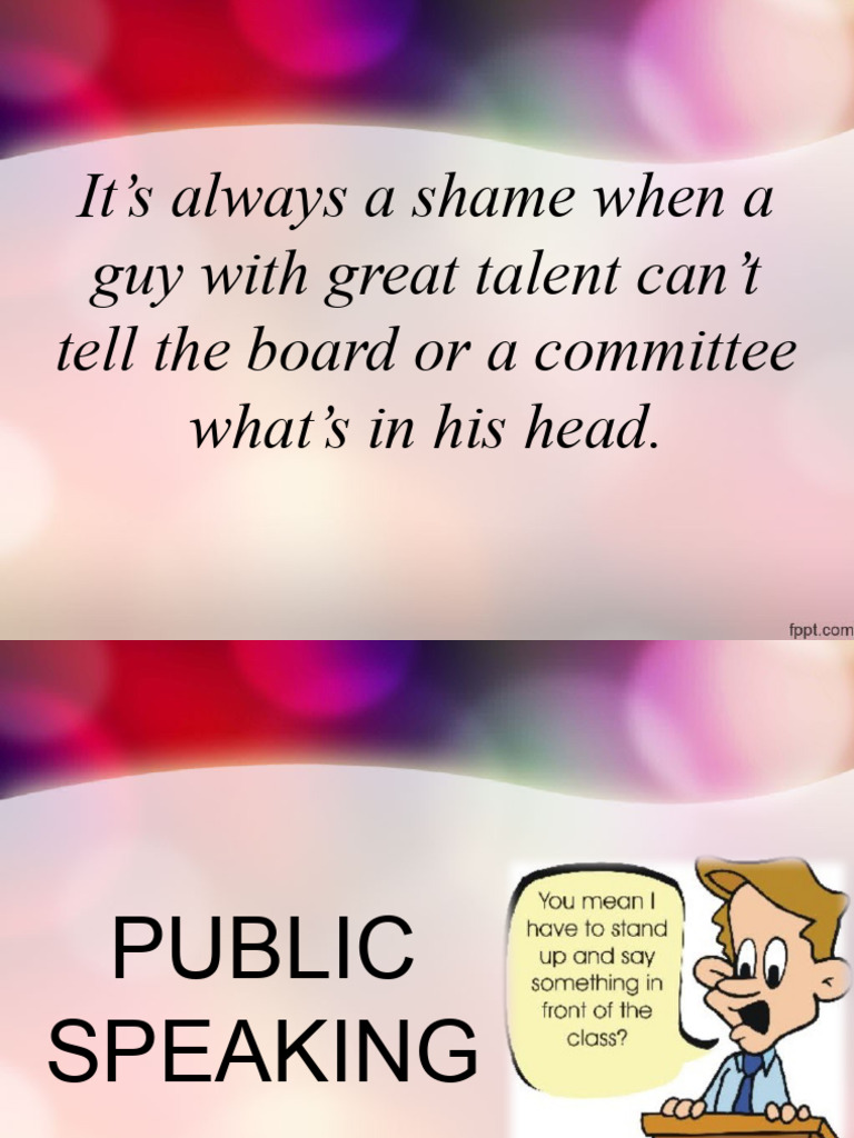 public-speaking | PDF | Public Speaking | Human Voice