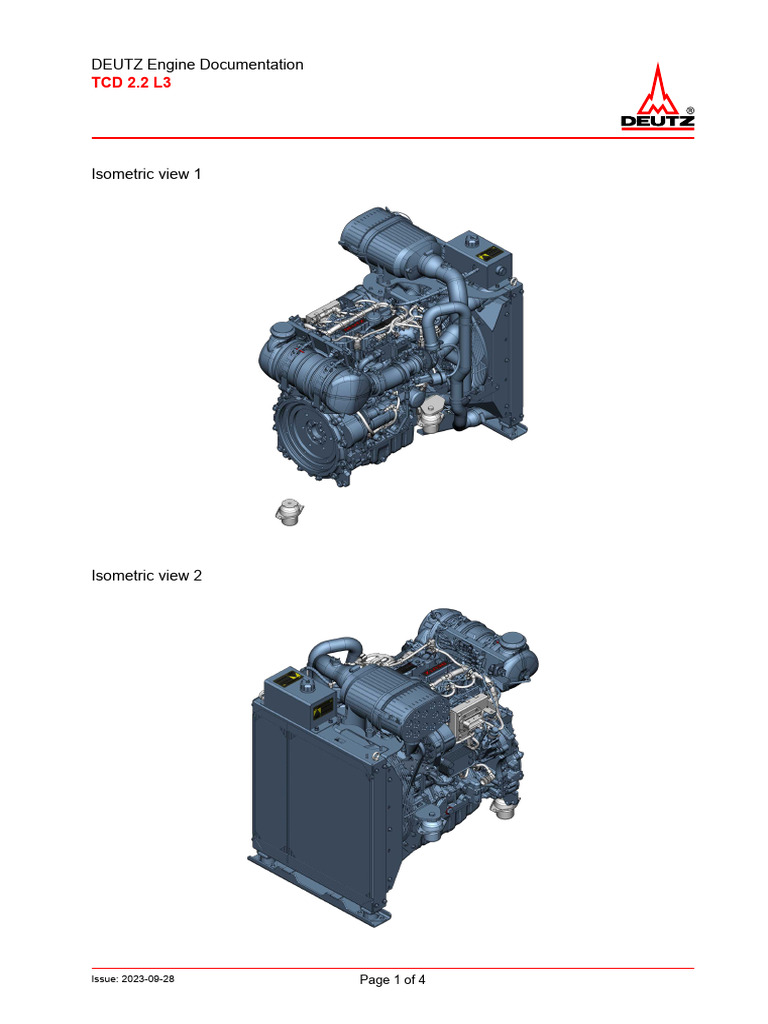 CAD Sales Request 72530-0 Scope of Supply Preview: TCD 2.2 L3 | PDF