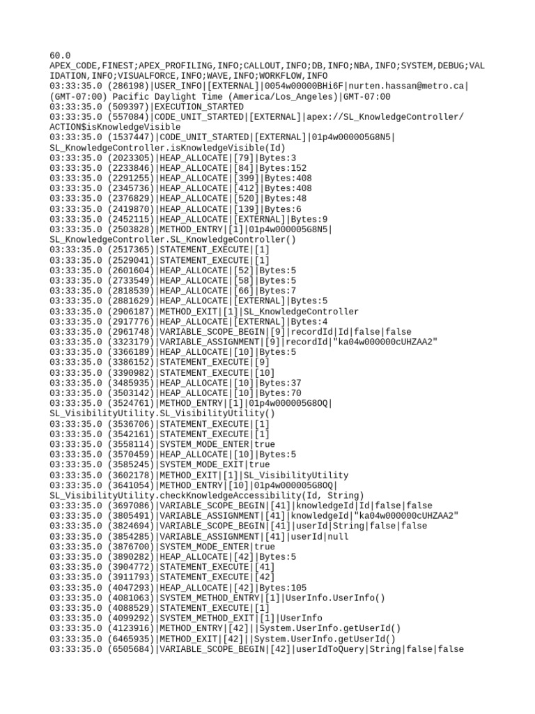 dbuglog | PDF | Software | Computing
