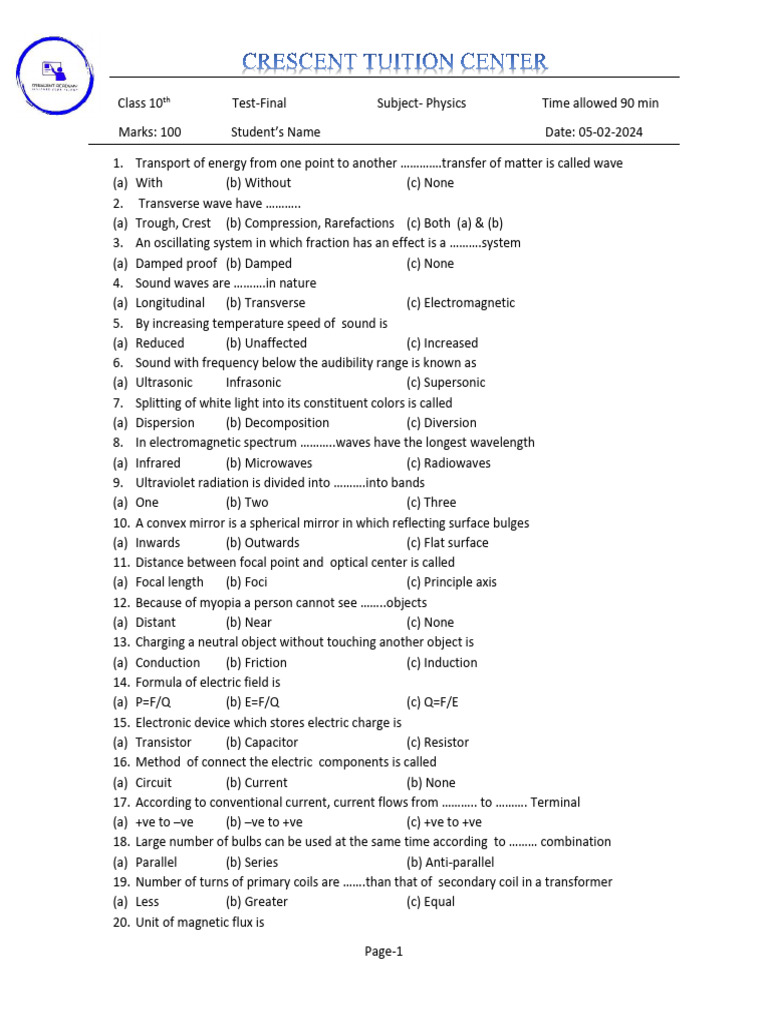 FT Physics | PDF | Electromagnetic Spectrum | Waves