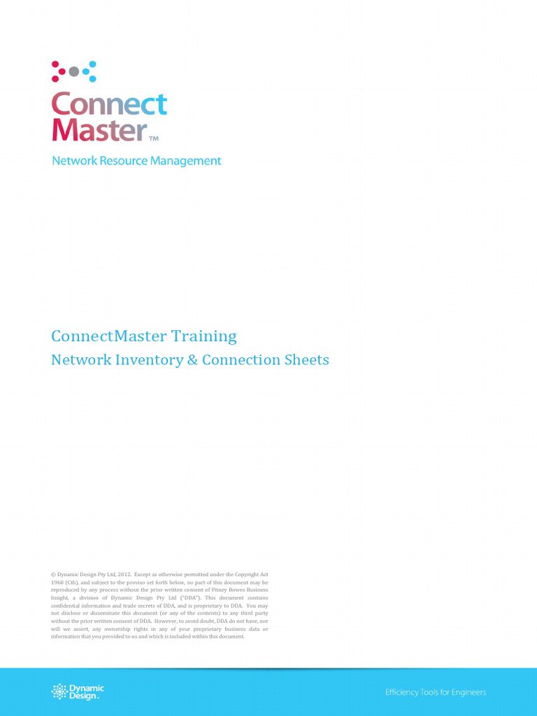Training - Network Inventory & Connection Sheets - V1.0-CM6.00 - (En ...