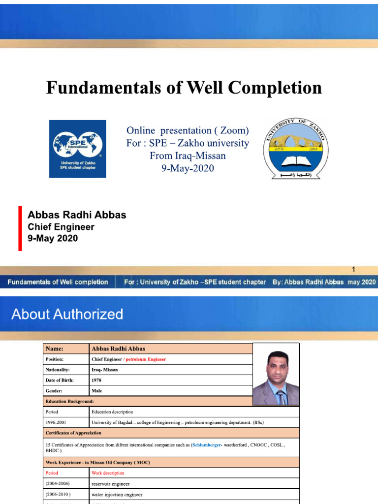 Well Completion Fundamentals | PDF