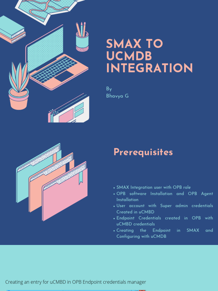 SMAX To UCMDB Integration Complete Step by Step Guide | PDF | Computers