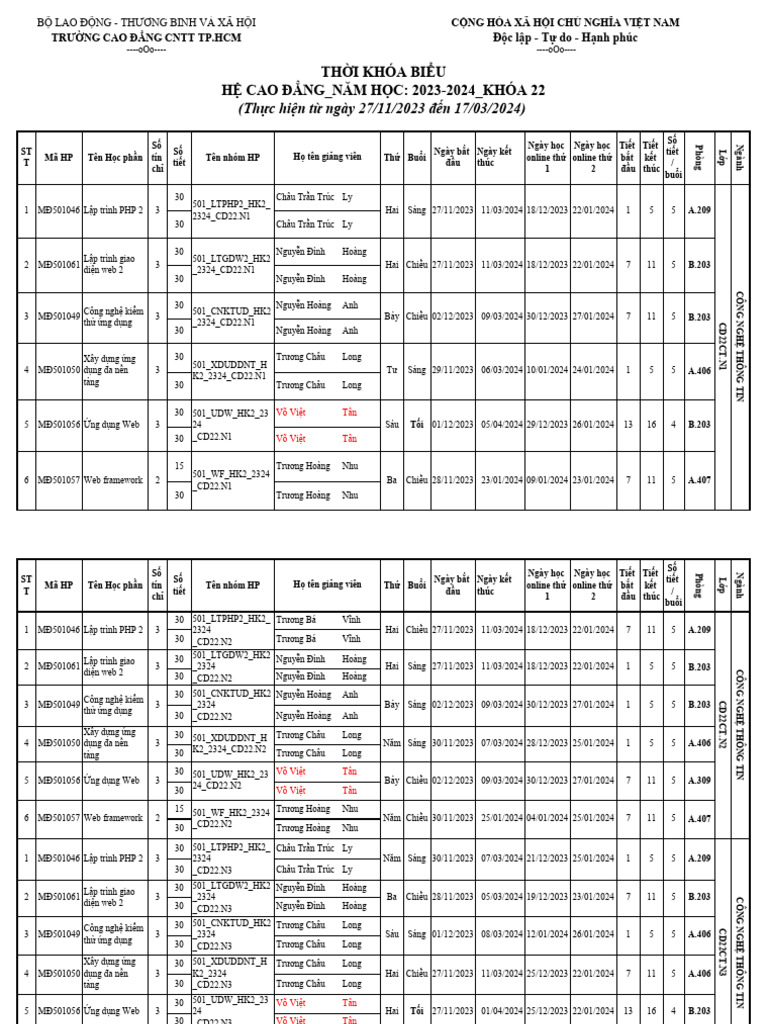 TKB_HK2_23-24_KHOA 22 | PDF