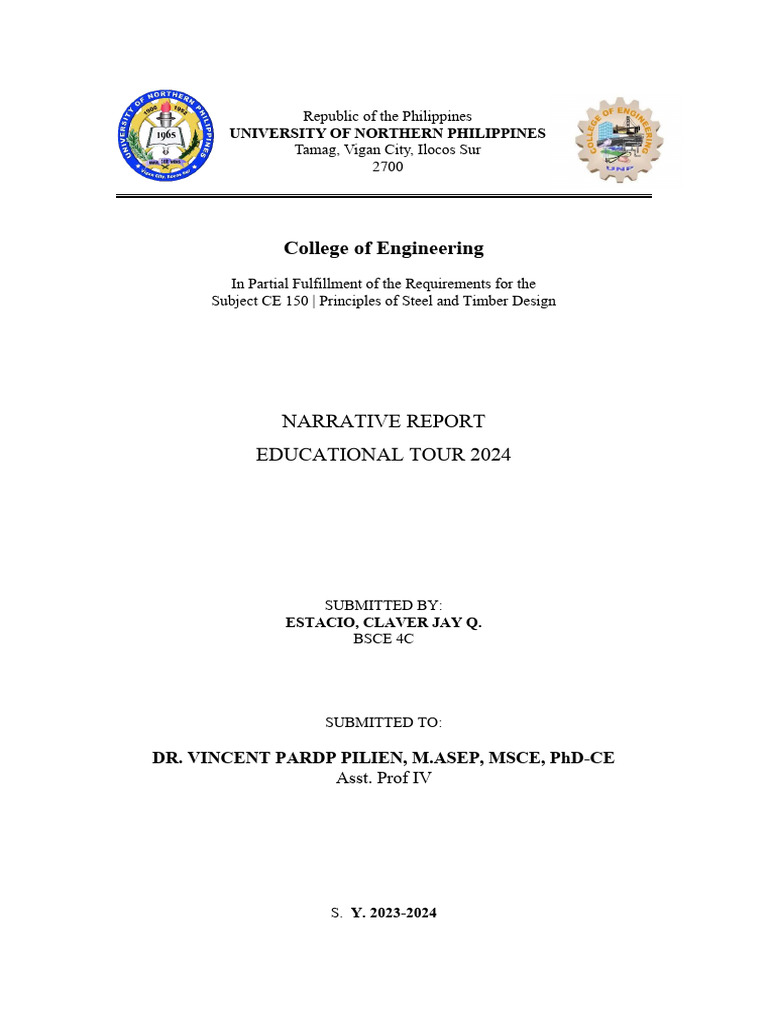 Estacio Claver Jay Q. Narrative | PDF | Rapid Transit