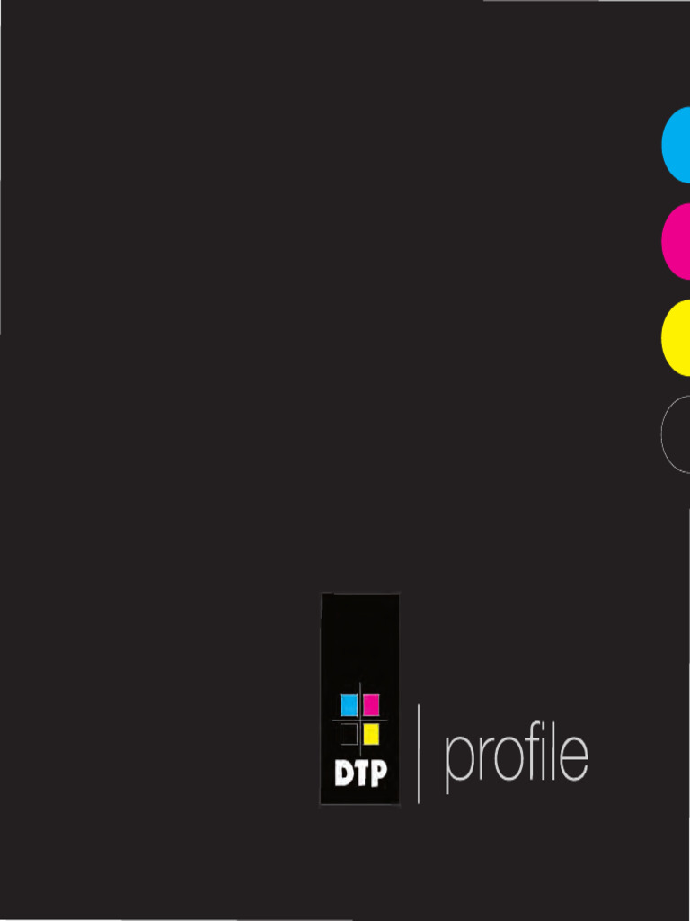 DTP Company Profile | Download Free PDF | Printing | Graphic Design
