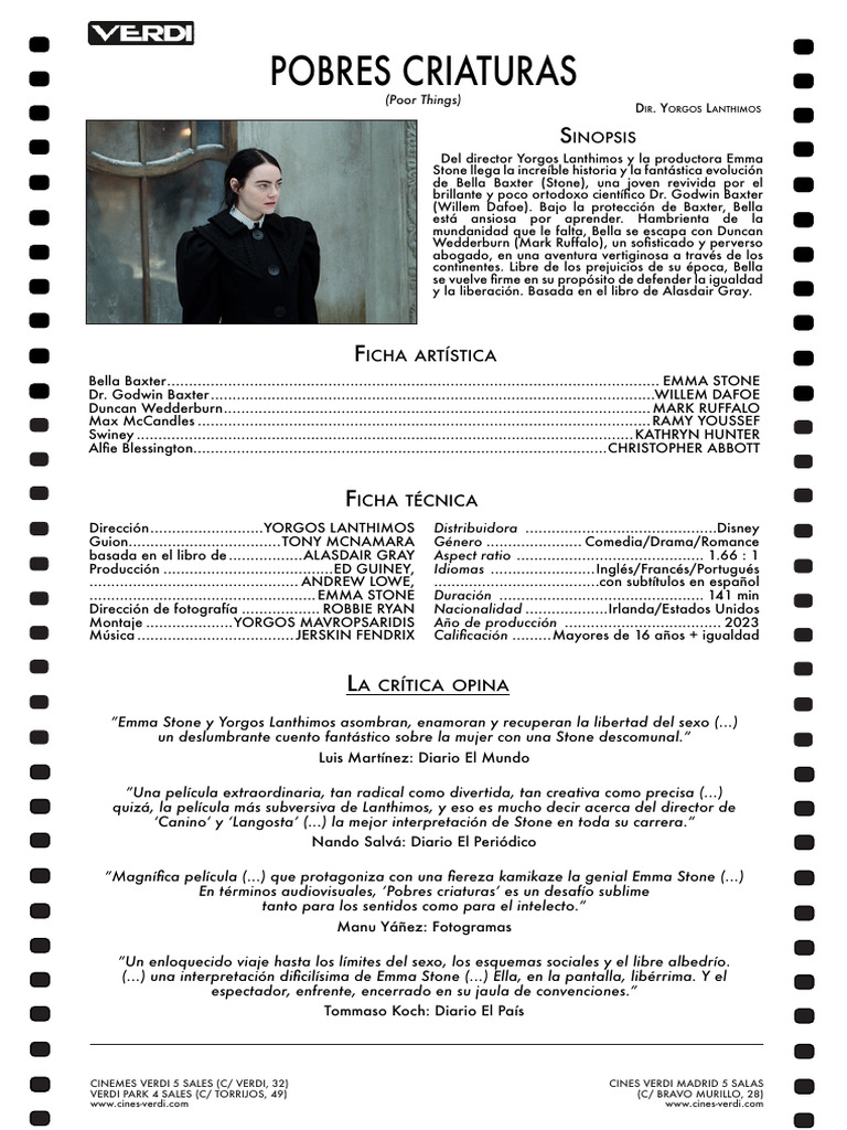 81104/sinopsis Pelicula | PDF