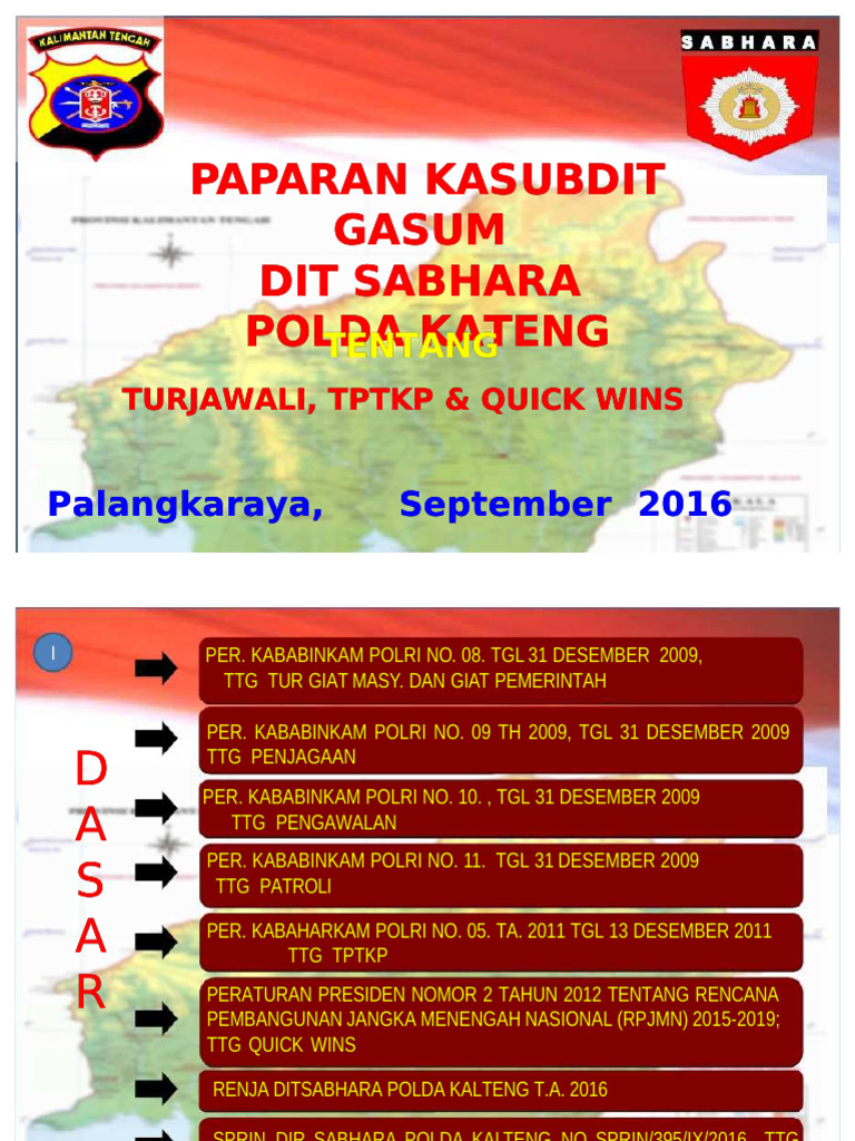 PDF Paparan Rakernis Turjawali TPTKP Amp Quick Winspptx DL | PDF