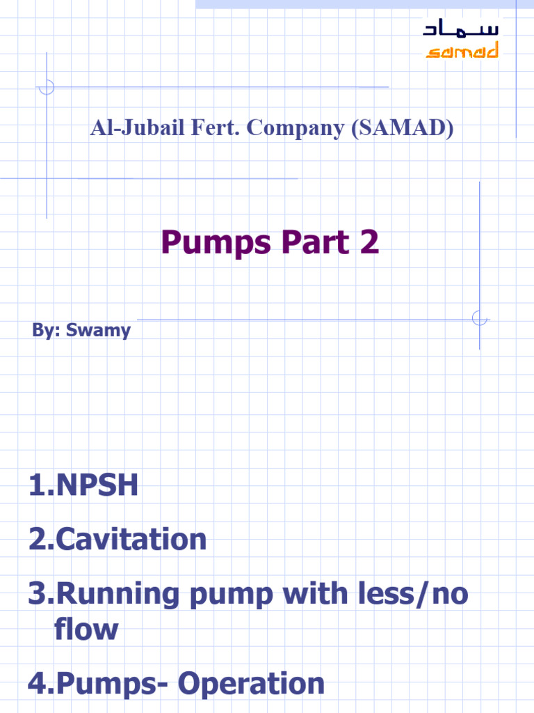 Pumps Part | Download Free PDF | Pump | Phases Of Matter